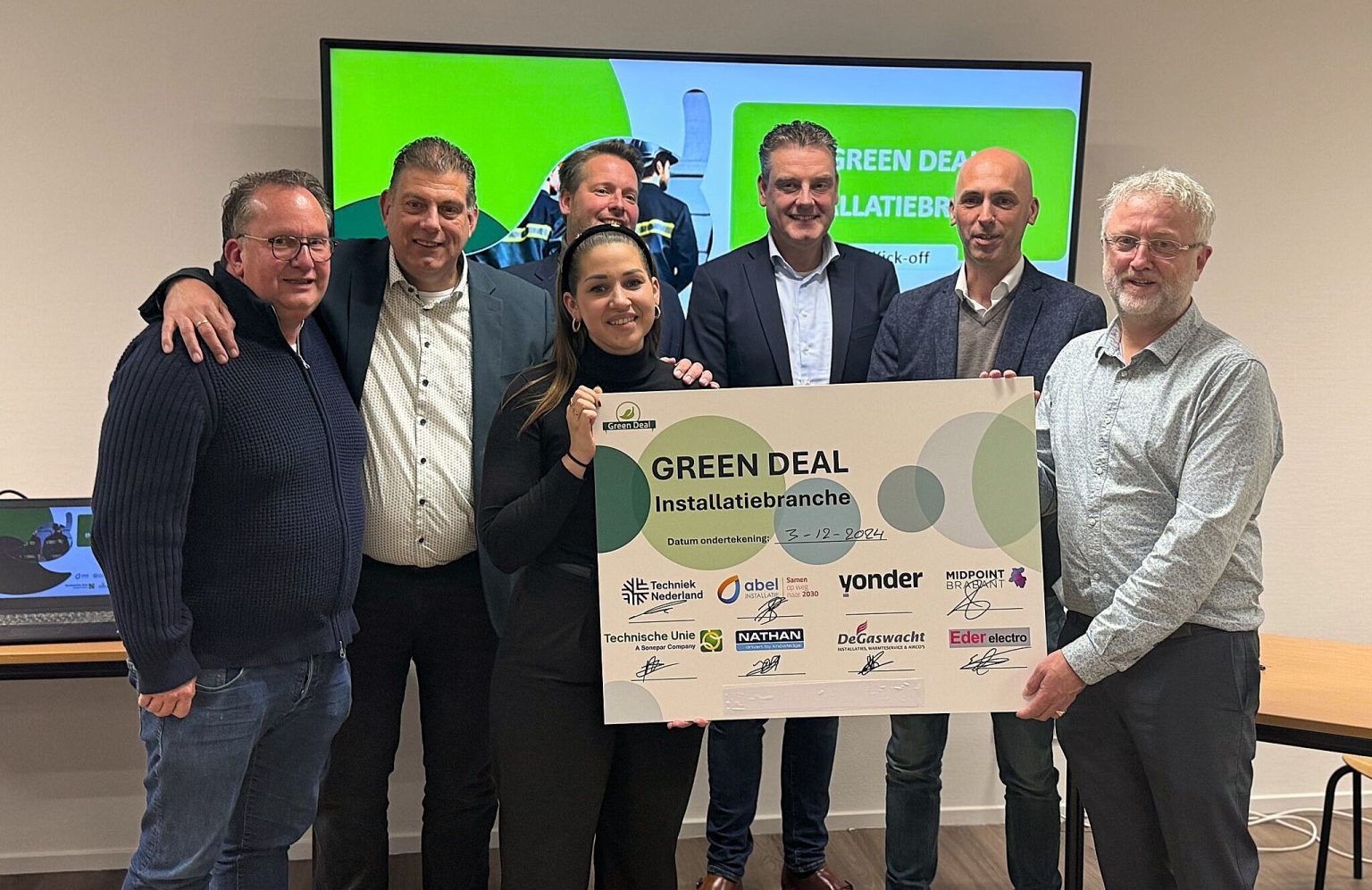 Samen sterk: de Green Deal Installatiebranche getekend! - Midpoint Brabant